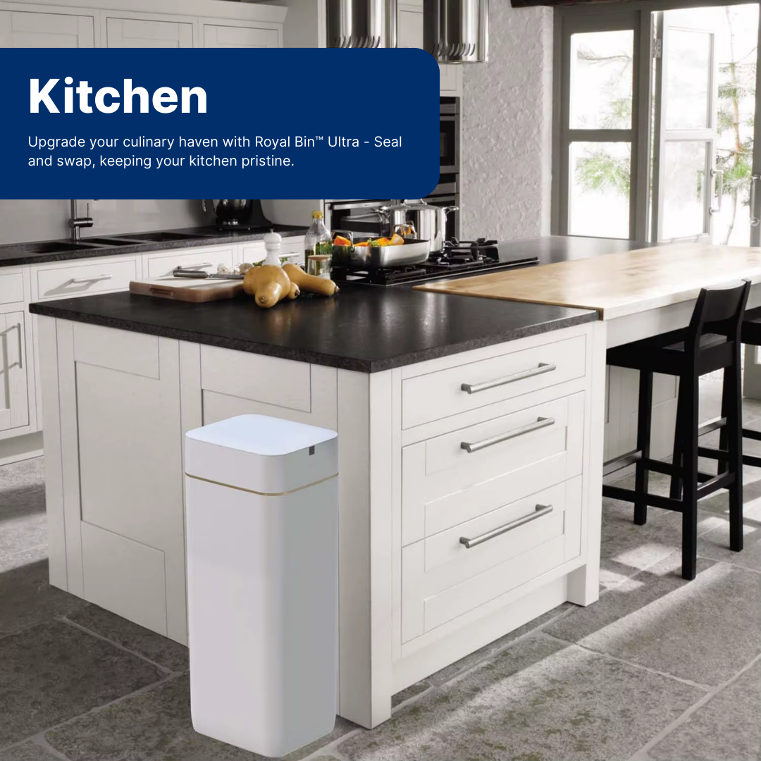 Royal Bin™ Ultra 30L - Smart Self-Sealing Trash Bin Pre-Order – Trash King